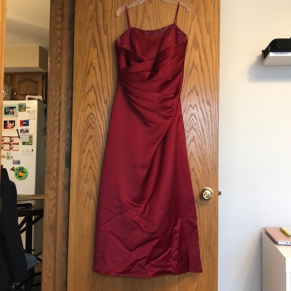 Alfred Angelo | Dresses | Red Long Dress | Poshmark